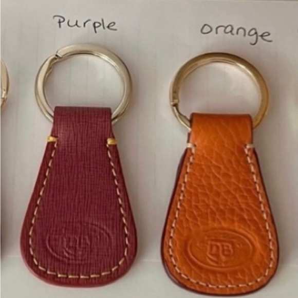 Dooney & Bourke | Accessories | Dooney Bourke Leather Key Chain ...